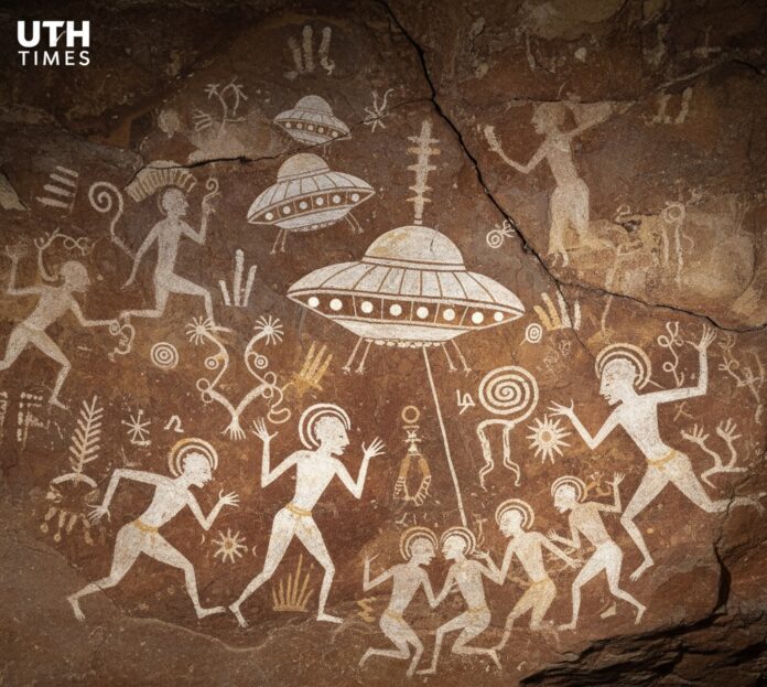 The UFO Cave Paintings of Charama: India’s Prehistoric Mystery - U'th Times